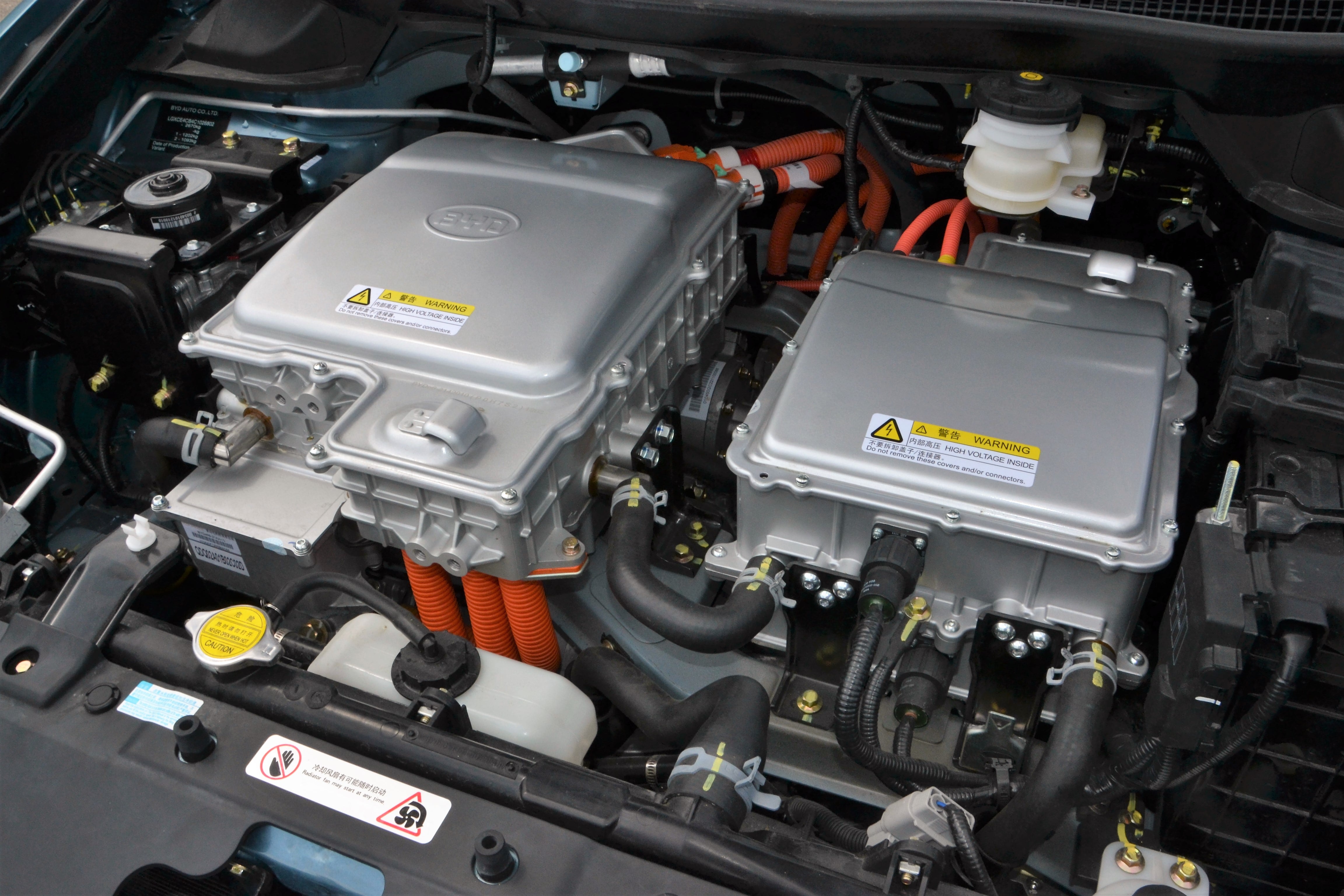 Electric engine in BYD vehicle | Electronics Cooling