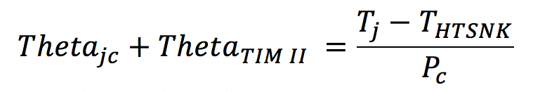 Developing a Thetajc Standard Under Steady-State Testing Conditions ...