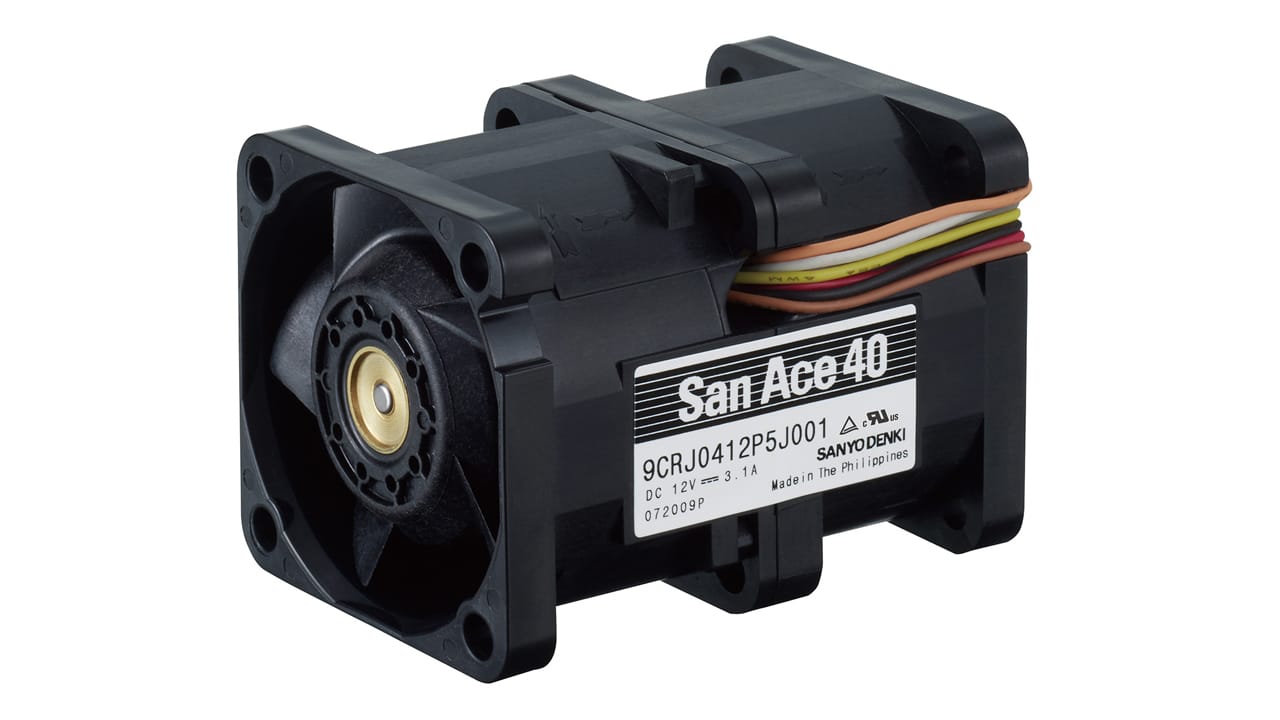 SANYO DENKI Releases 40 × 40 × 56 mm Counter Rotating Fan With the ...