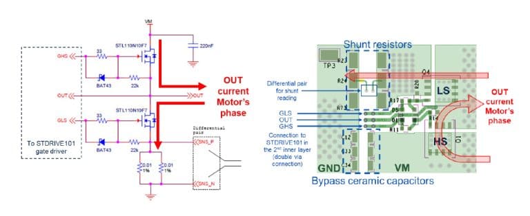 figure-2-Schematic-of-one-half-bridge | Electronics Cooling